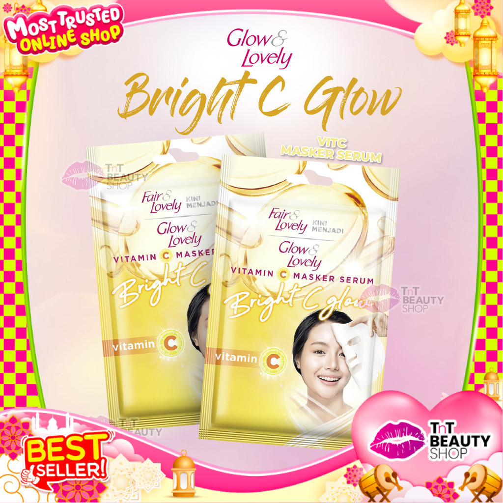 Jual Fair & Lovely Bright C Glow Masker Serum 20gr - Glow & Lovely ...