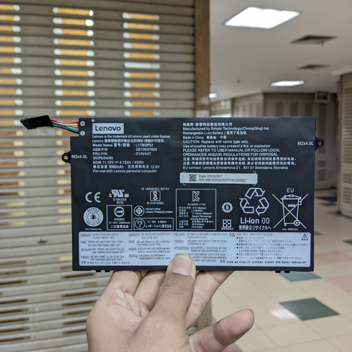 Jual ORIGINAL Baterai Lenovo Thinkpad L14 L15 Gen 1st 2nd Series ...