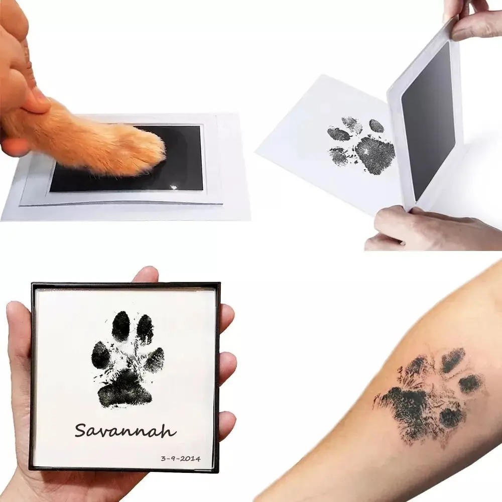 Jual Paw Print Clean Touch Ink Pad, Dog Or Cat Pet Owner Keepsake, DIY ...