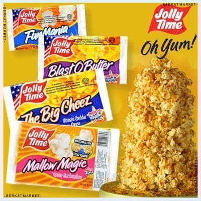 Jual Jolly Time Popcorn Mallow Magic Caramel Big Cheez Marshmallow Fun ...
