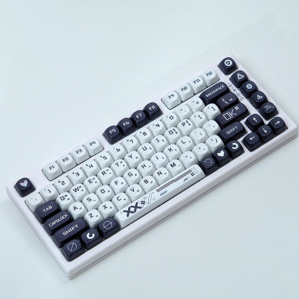 Jual KBDiy 140 Keys/Set Korean Keycap PBT KOA Profile Print Stream ...