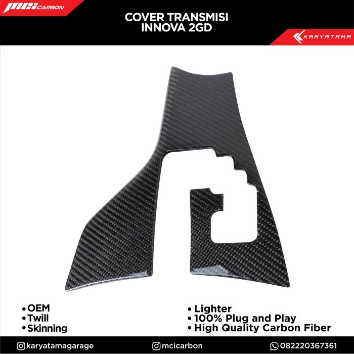 Jual Panel Cover Shifter Carbon fiber Toyota Innova Reborn 2GD | MCI ...
