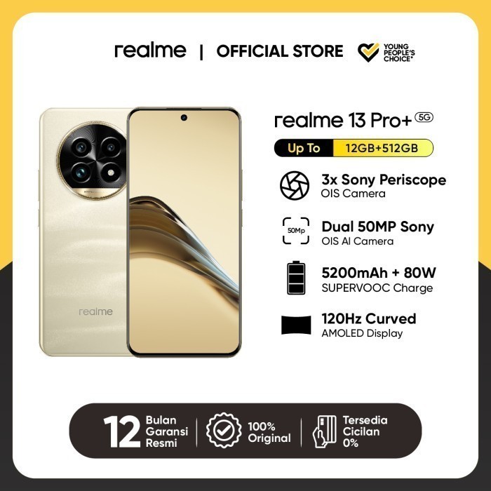 Jual REALME 13 Pro Plus 12+512GB (3x Sony Periscope OIS Camera | Dual ...