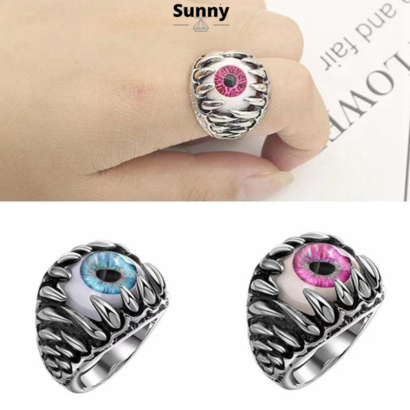 Jual COD Cincin Mata Setan Gaya Vintage Cincin Paduan Mata Jahat ...