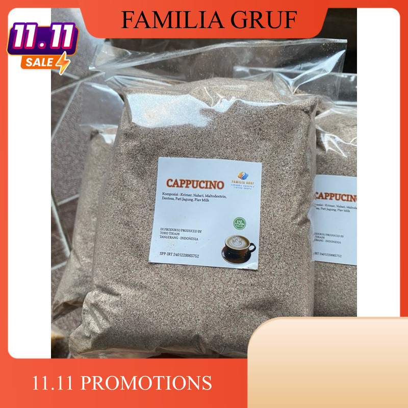 Jual BUBUK MINUMAN CAPPUCINO 1 KG MURAH RENDAH GULA SOLUSI UNTUK JUALAN ...