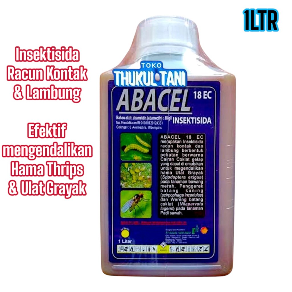 Jual INSEKTISIDA ABACEL 18EC 1 LITER RACUN ABAMEKTIN OBAT PEMBASMI HAMA ...