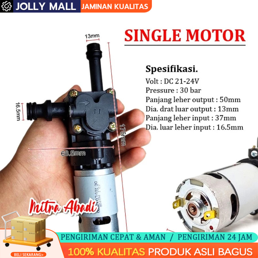 Jual Dinamo Mesin + Pump Jet Cleaner Cordless | Dinamo Mesin Semprotan ...