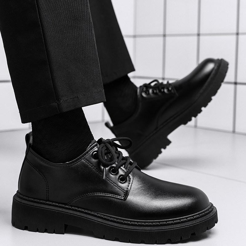 Jual Sepatu santai pria kulit asli bermerek, dengan dasar tebal, tali ...