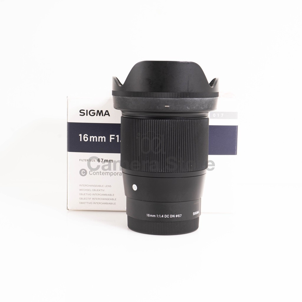 Jual Sigma 16mm F1.4 Dc Dn For Sony E-Mount Komplit Box - Excellent ...