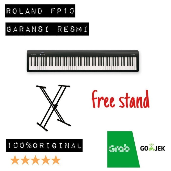 Jual Digital Piano ROLAND FP-10 / FP 10 / FP10 Original Garansi 1 Tahun ...