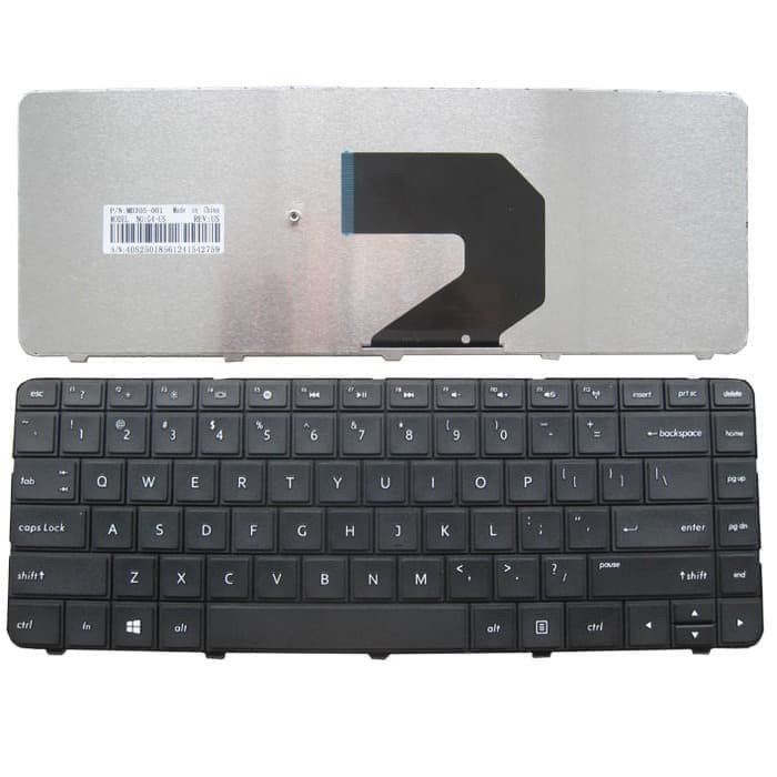 Jual [BERGARANSI] Keyboard Laptop HP CQ43 G4 Warna Hitam (Black ...
