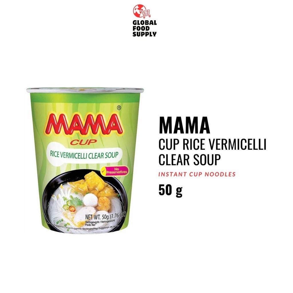 Jual MAMA Cup Rice Vermicelli Clear Soup 50 gr | Shopee Indonesia