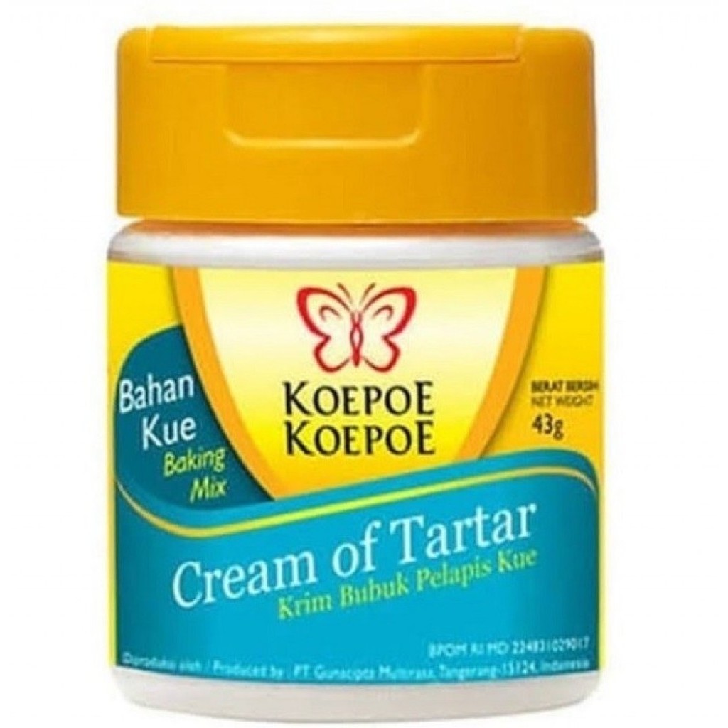 Jual Koepoe Koepoe Cream of tar tar 43gr | Shopee Indonesia