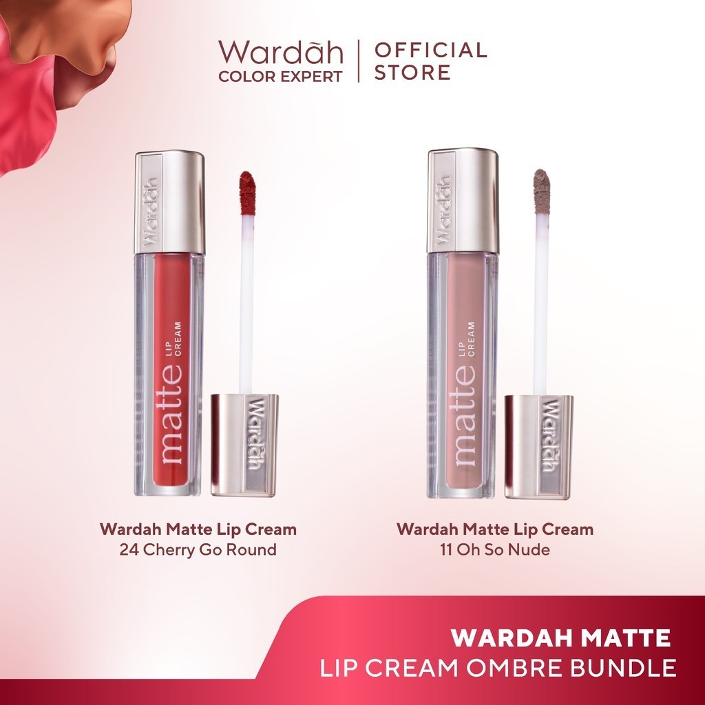 Jual Paket Wardah Ombre Exclusive Matte Lip Cream | Shopee Indonesia