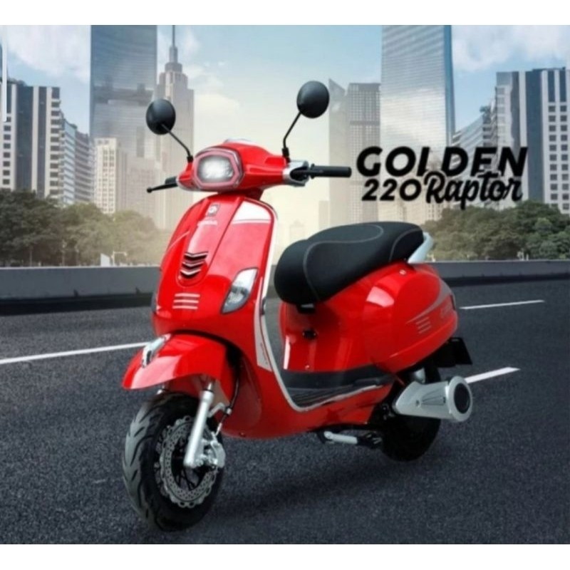 Jual Sepeda Motor Listrik Goda Golden Raptor 220 1500 | Shopee Indonesia