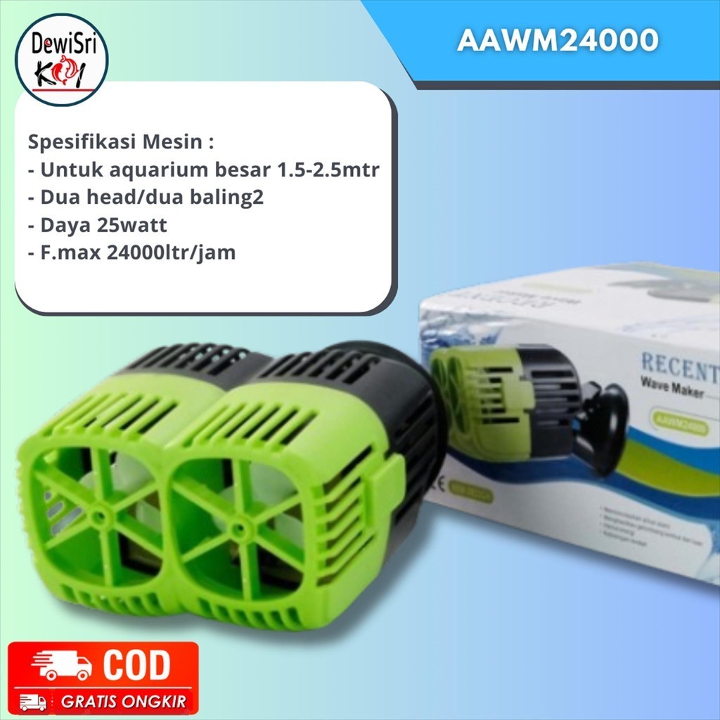 Jual WAVE MAKER AQUARIUM RECENT AA WM 24000 PEMBUAT GELOMBANG ...
