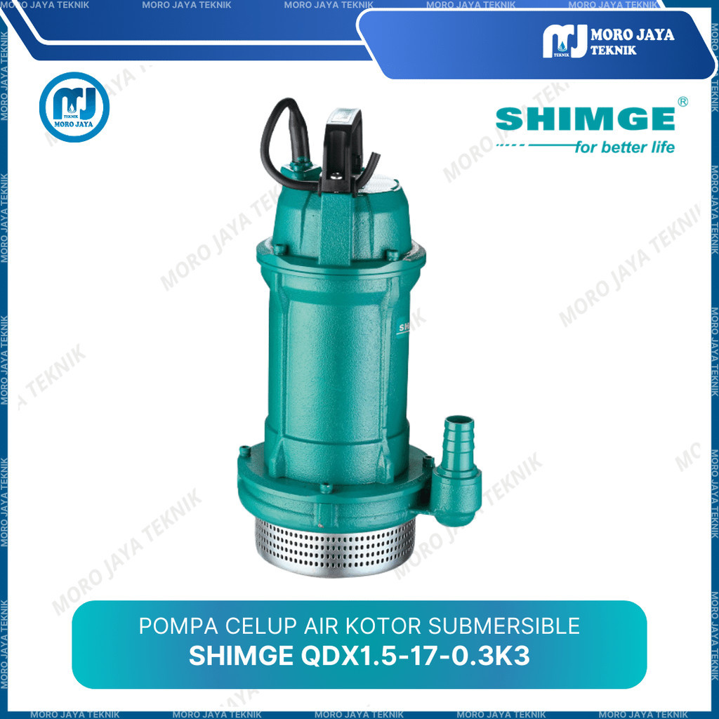 Jual Mesin Pompa Celup Air Bersih Submersible Pump Shimge QDX1.5-17-0.3K3 | Shopee Indonesia