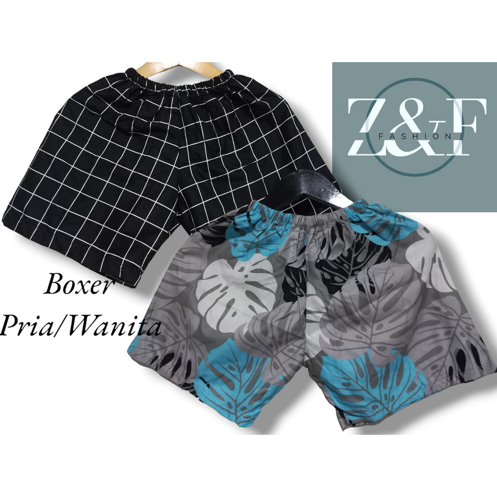 Jual BEST SELLER BOXER PRIA WANITA CELANA PENDEK KOLOR DALAMAN DISTRO PREMIUM PANTAI SANTAI ...