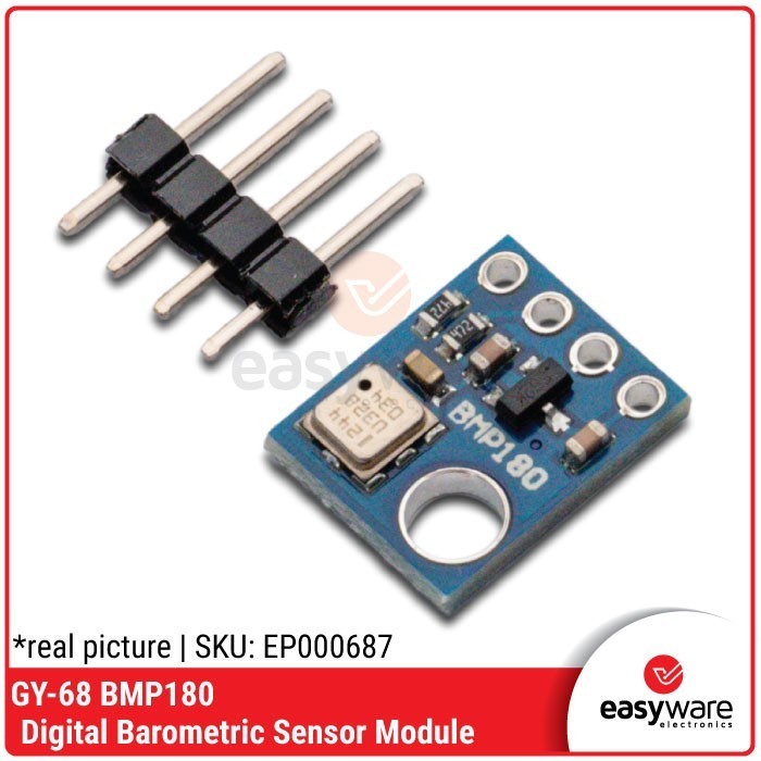 Jual AES27 BMP180 Digital Barometric Sensor Module GY-68 GY68 (2PCS ... Jual AES27 BMP180 Digital Barometric Sensor Module GY-68 GY68 (2PCS ...