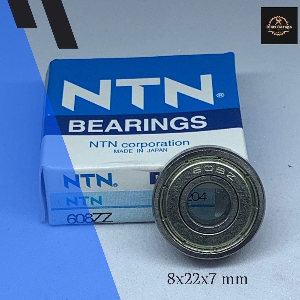 Jual Bearing NTN 608 ZZ Besi Japan Bering Tutup Besi Dua Sisi Laher Klaher | Shopee Indonesia
