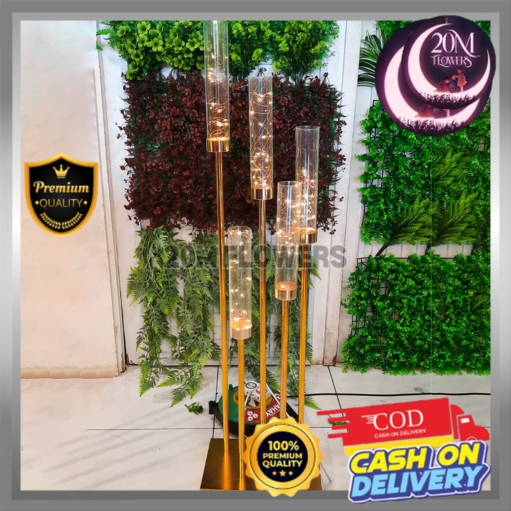 Jual Lampu Hias Standing Botol Tembaga Dekorasi Lampu Tabung Tembaga ...