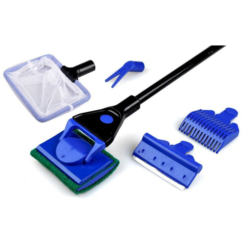 Jual AQUA TOOLS 5in1 Aquarium Cleaning set 5in1 alat pembersih kaca ...