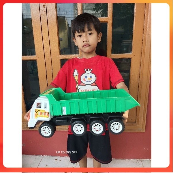 Jual RT - Mainan Truk Bak / dump bisa Jomplang, TTP 08/TTP 01 | Shopee Indonesia