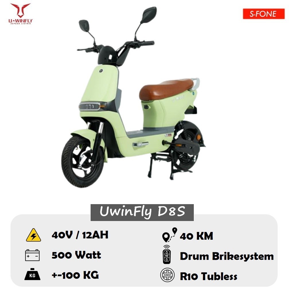 Jual Sepeda Listrik Uwinfly DF8 D8S D8 Pro Accu 48/12Ah - 48/20Ah ...