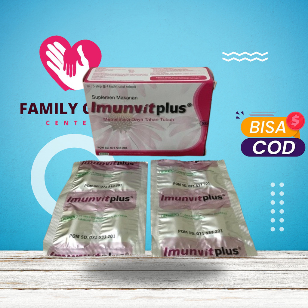 Jual IMUNVIT PLUS STRIP 4 KAPLET -famylicare | Shopee Indonesia