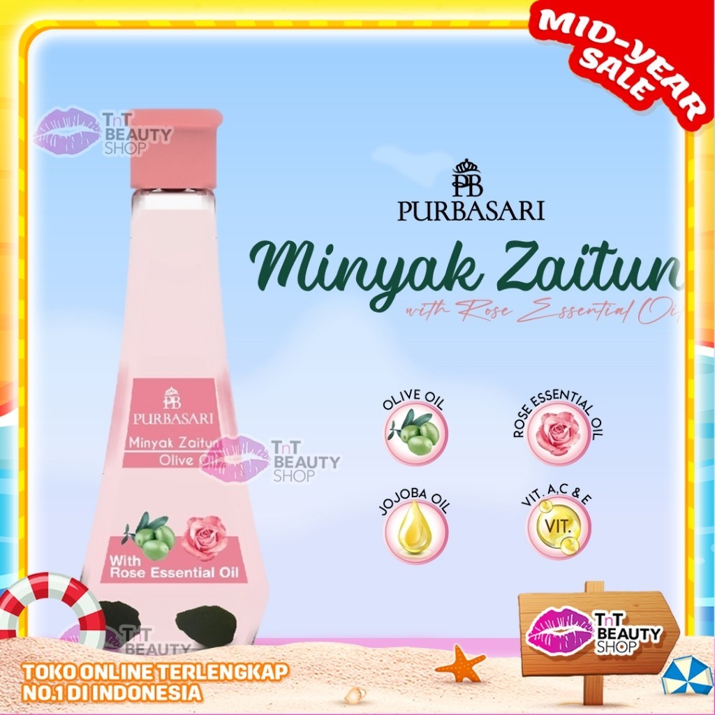 Jual Purbasari Minyak Zaitun Mawar 150ml - Rose Essential Oil | TnT ...