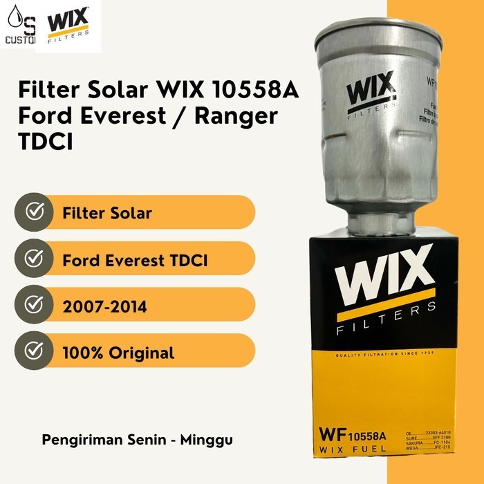 Jual Filter Solar Ford Everest TDCI Original WIX 10558A | Shopee Indonesia