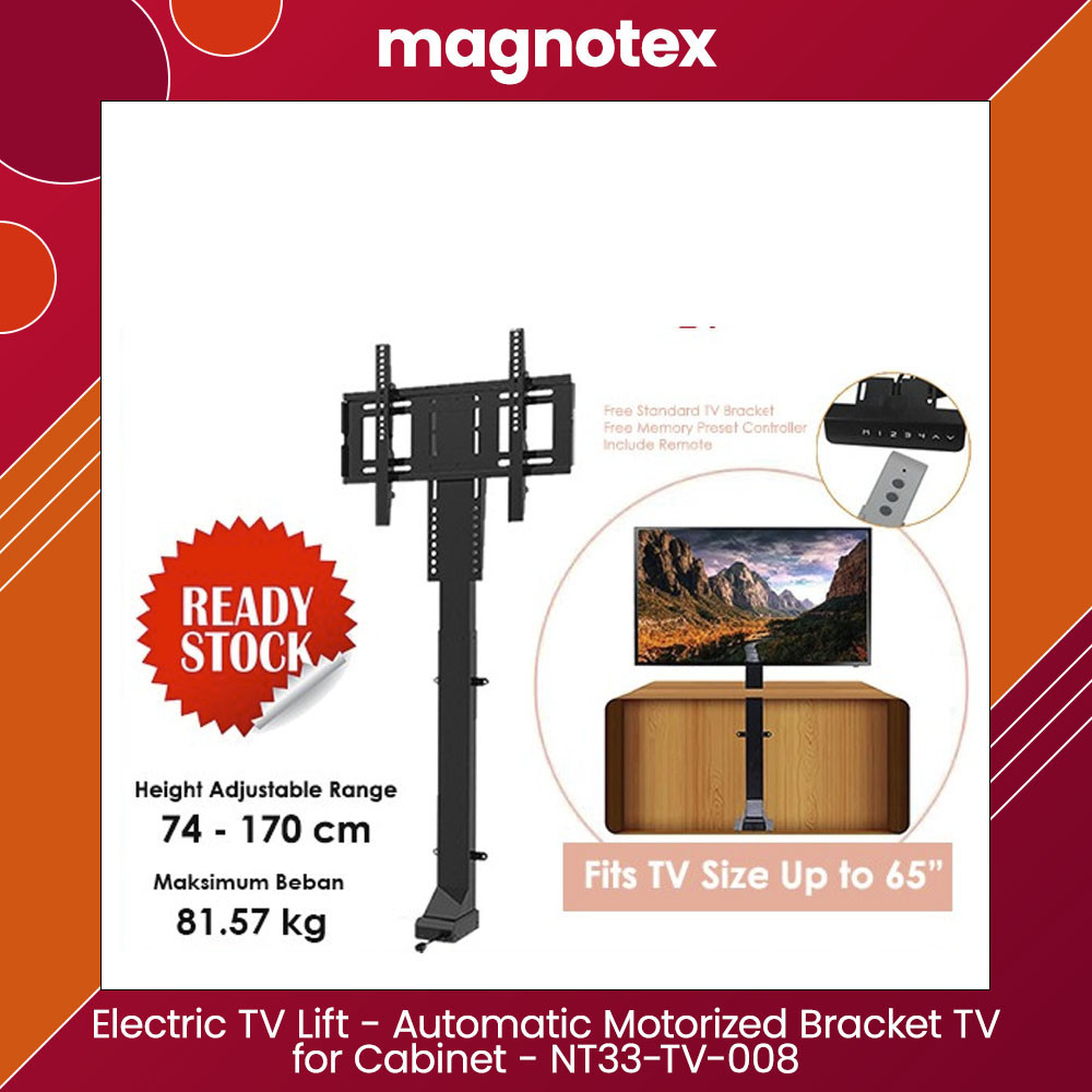 Jual Electric TV Lift - Automatic Motorized Bracket TV for Cabinet ...