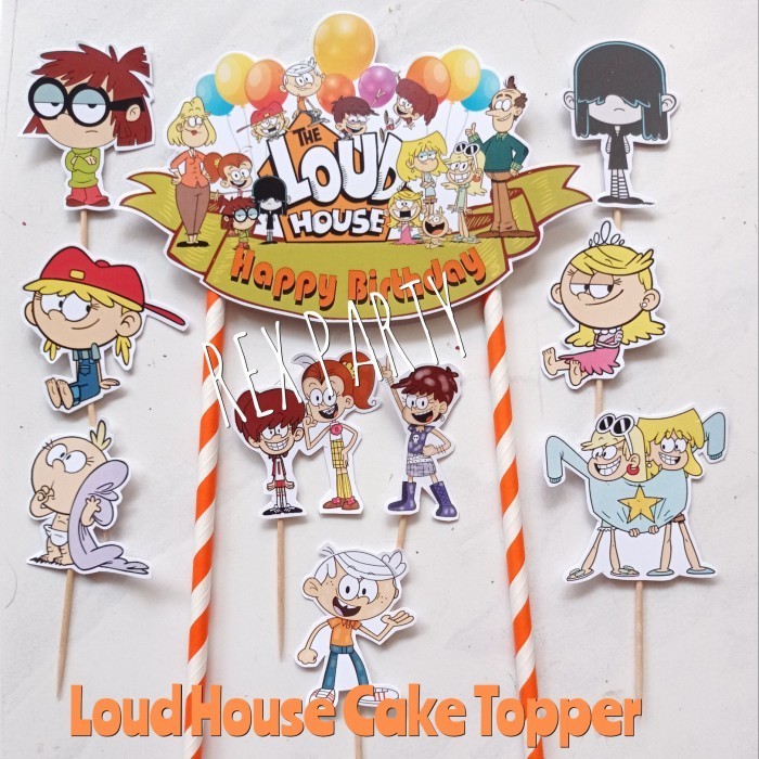 Jual Vincent Topper Loud House/Cake Topper/Topper Banner Loud House ...