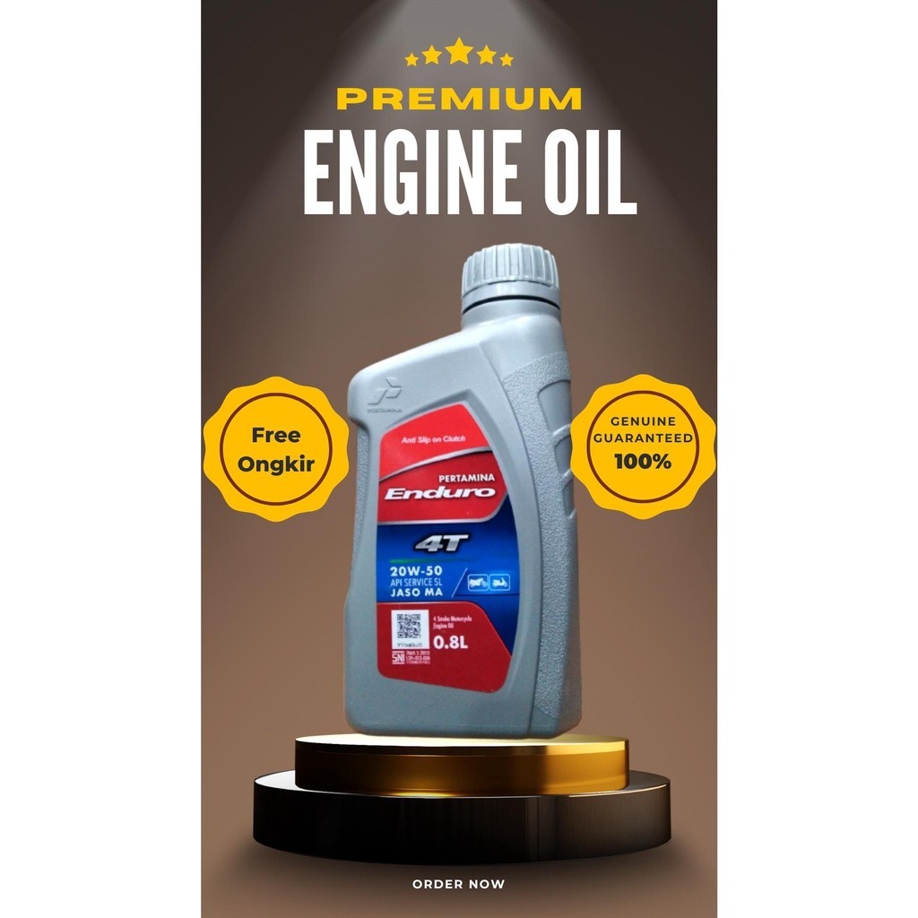 Jual OLI ENDURO 4T SAE 20W-50 0.8 LITER | Shopee Indonesia
