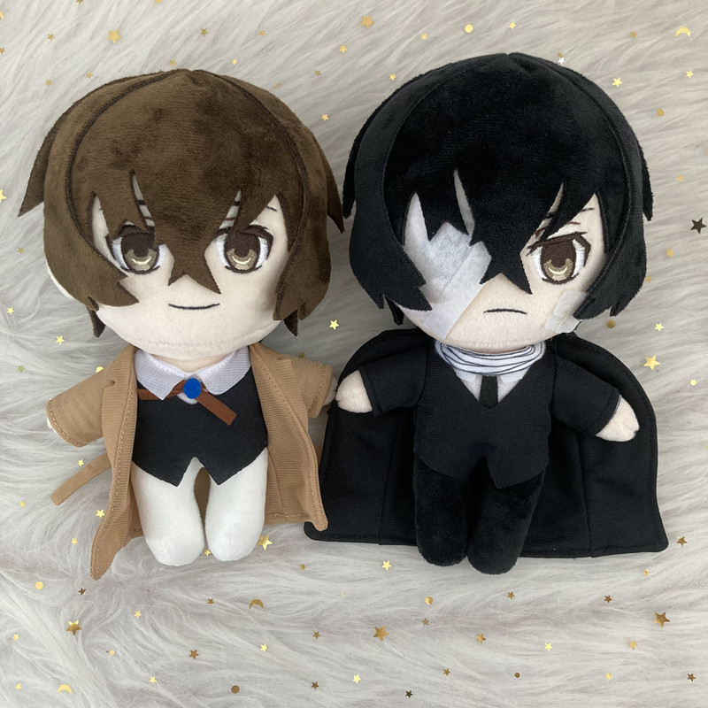 Jual Anime Dazai Osamu Plush Doll Standing Version Bungou Stray Dogs ...