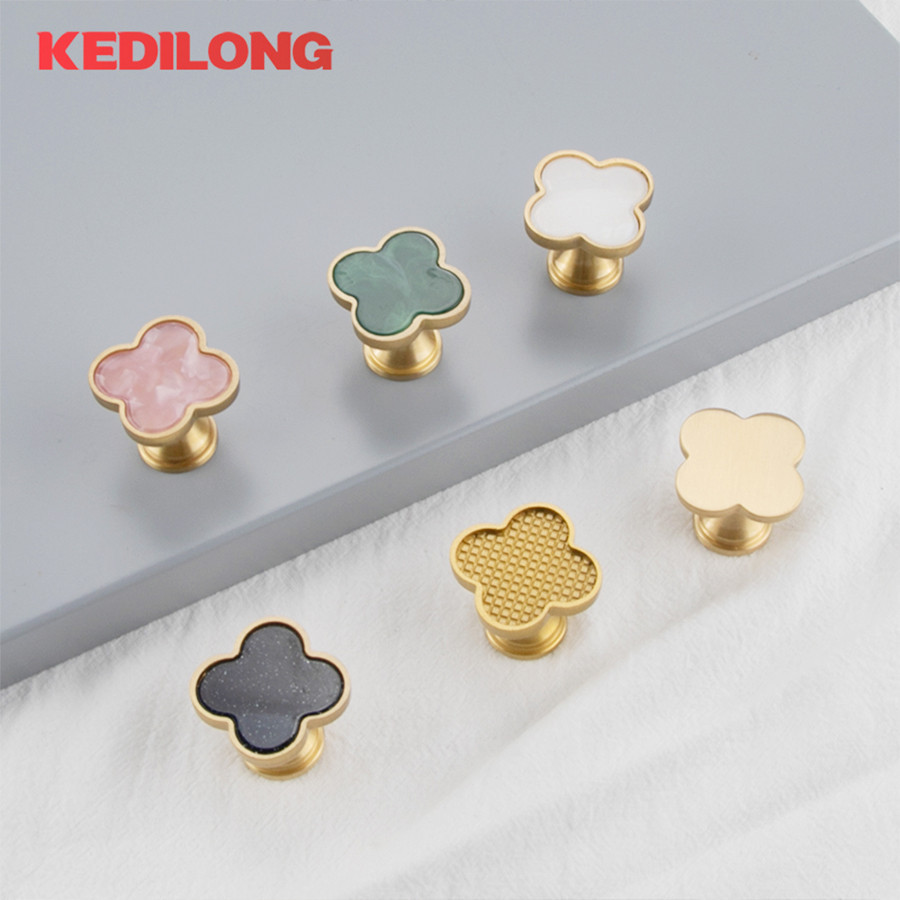 Jual Solid brass handle Nordic luxury cabinet drawer hanging clothes ...