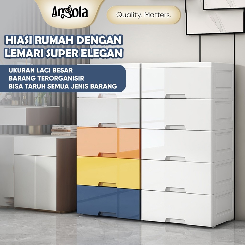 Jual Promo Lemari Mini | Angola Lemari Pakaian Plastik 4 5 6 Tingkat ...