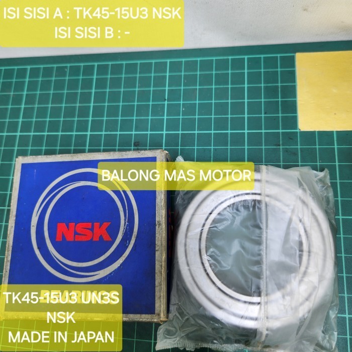 Jual CLUTCH RELEASE BEARING DRIK LAKER KOPLING TK45-15U3 UN3S NSK MADE ...