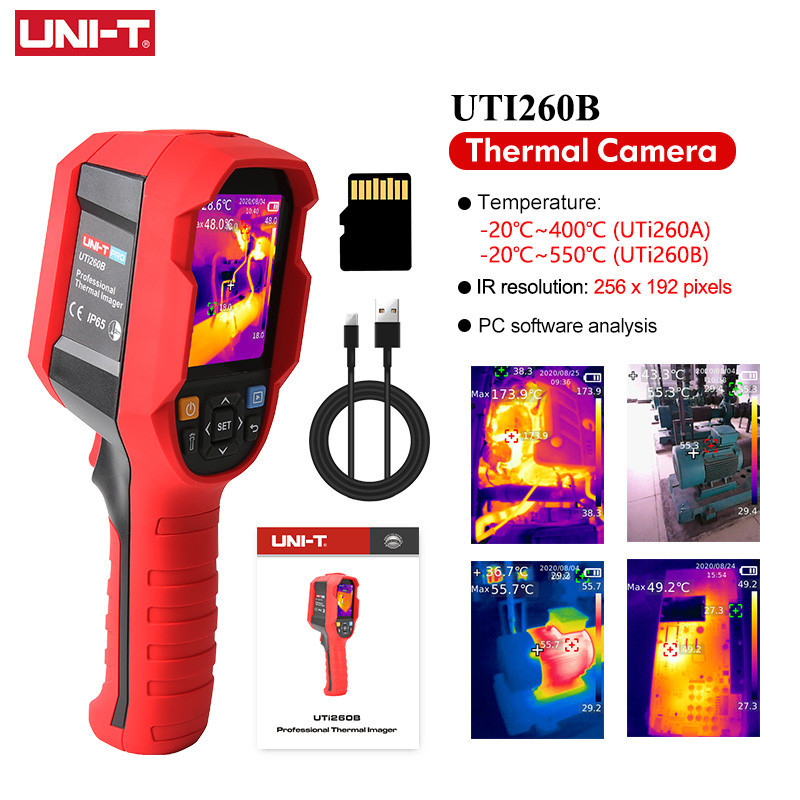 Jual UNI-T UTI260B HD 256X192 Pixels Industrial Thermal Imager Camera ...