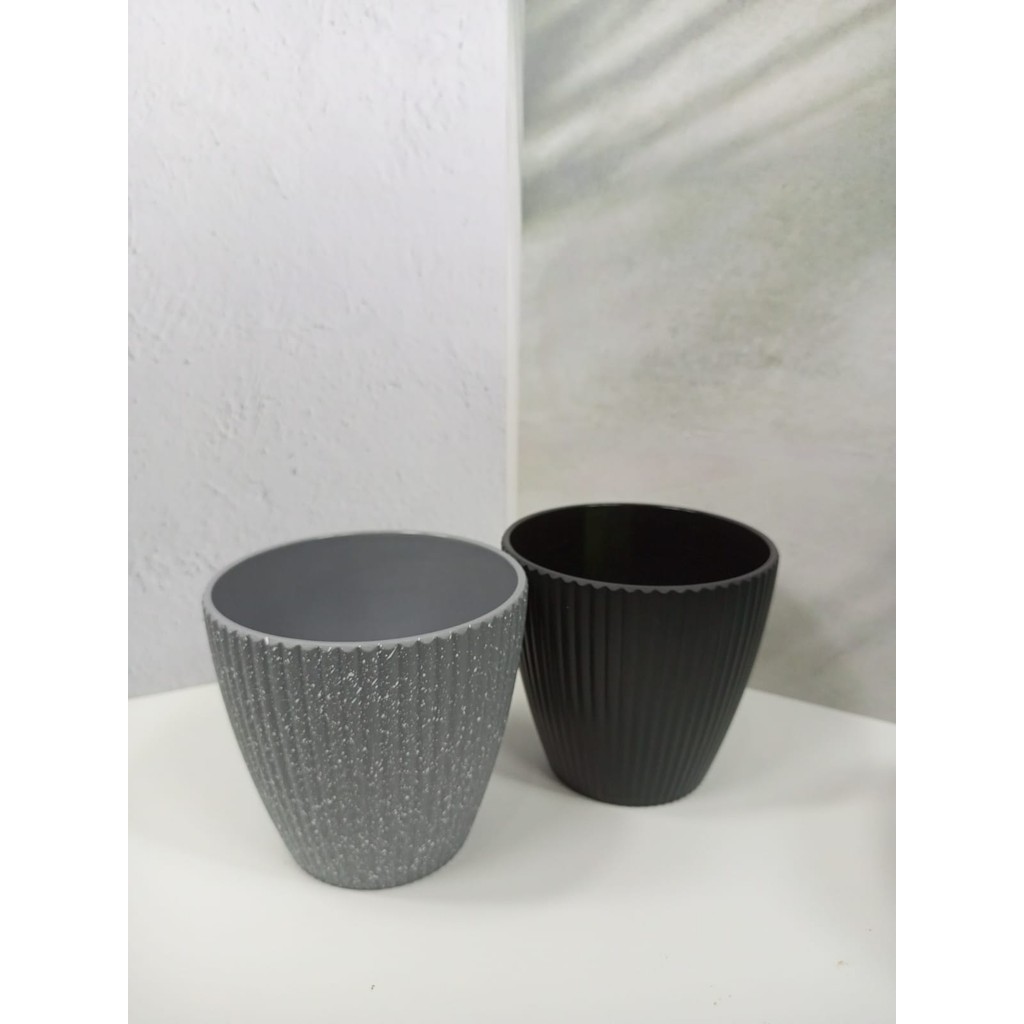 Jual POT PLASTIK AESTETIK POT BUNGA PLASTIK TEBAL PREMIUM POT DEKORASI ...
