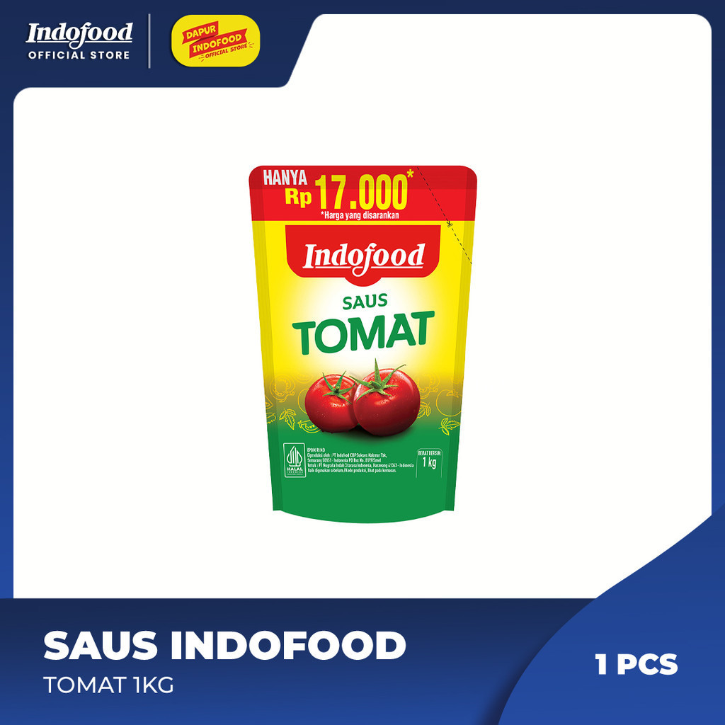 Jual Saus Indofood Tomat Pouch 1 Kg | Shopee Indonesia