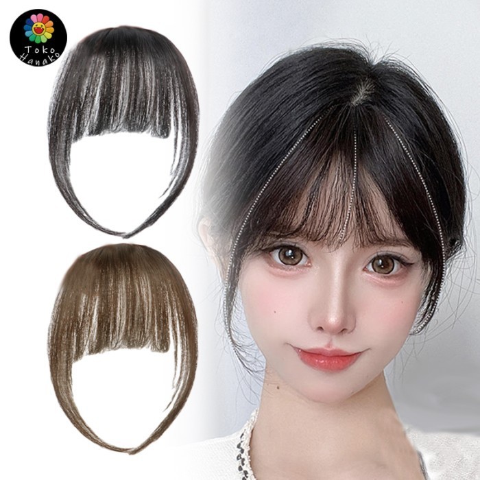 Jual Korea Bang Wig 3d Rambut 360° Hair Topper Volume Hair Extension ...