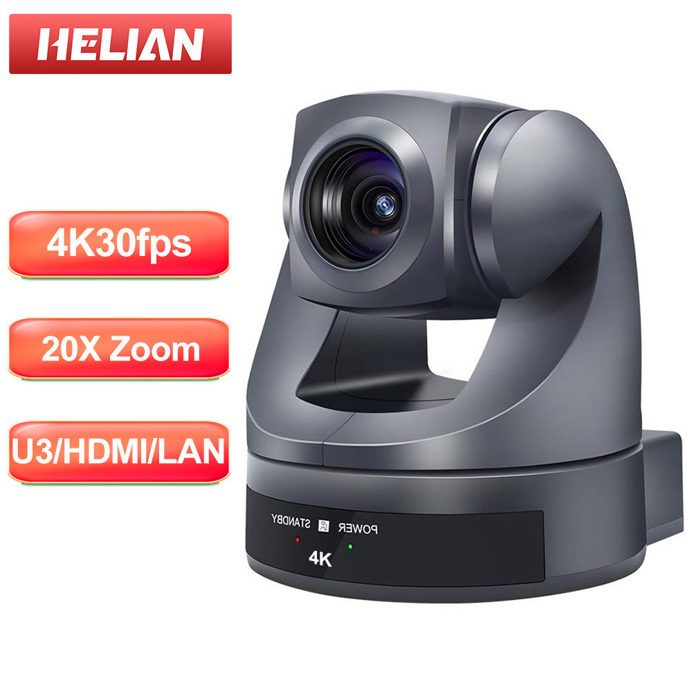 Jual 4K/30fps PTZ HDMI USB LAN Camera 20x Optical Zoom Ai-Auto Tracking ...