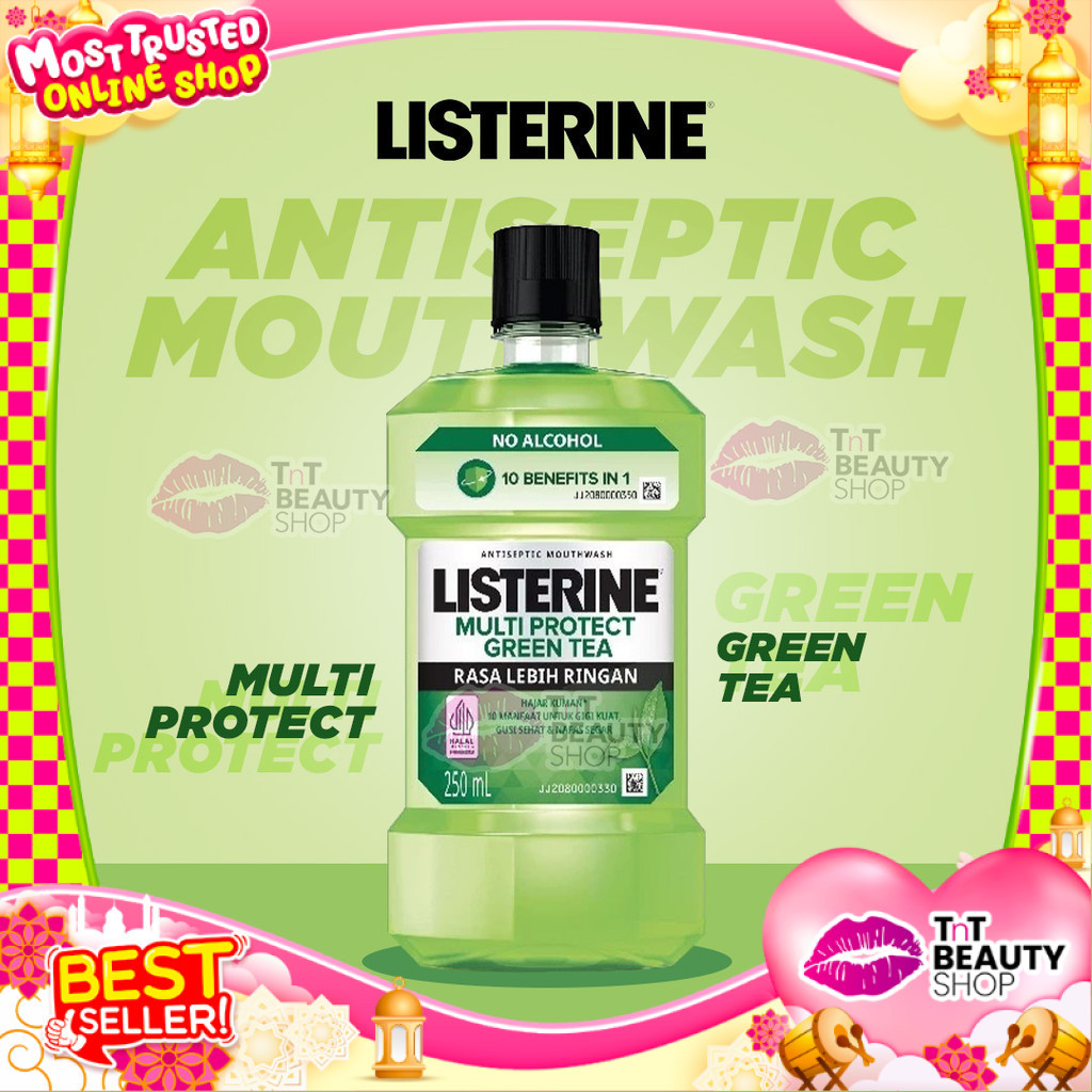 Jual LISTERINE Listerine Multi Protect Green Tea 250ml No Alcohol | TnT ...