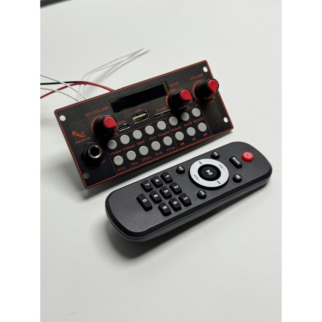 Jual MODUL AMPLIFIER 2X10W 3.7V MP3 PLAYER BLUETOOTH RADIO MIC CARD ...