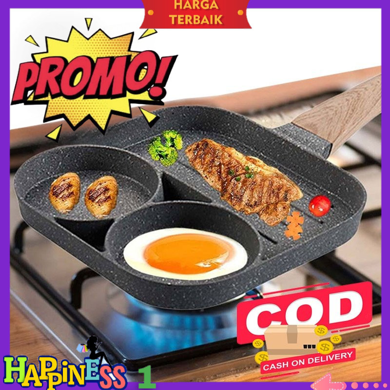 Jual Panci Penggorengan Telur Pancake 2-4 Lubang Non Stick Egg Frying ...