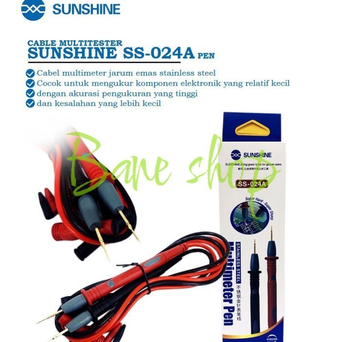 Jual [MS] KABEL MULTITESTER - CABLE MULTIMETER SUNSHINE SS-024A PEN ...