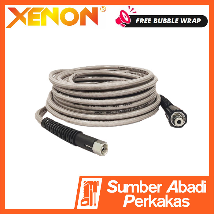 Jual XENON Selang Jet Cleaner 10M Silver 10 Meter M22 x M14 280 Bar ...