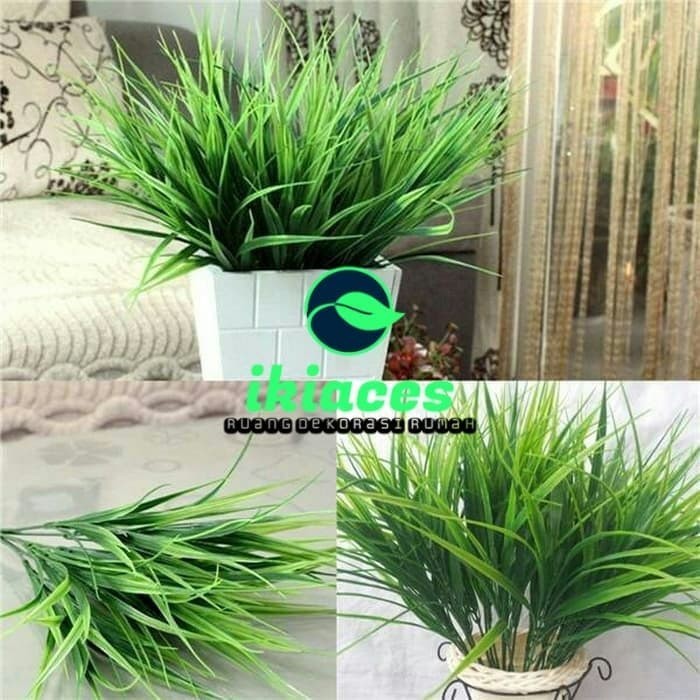 Jual RUMPUT PLASTIK RUMPUT HIAS RUMPUT ILALANG BUNGA PLASTIK TANAMAN ...