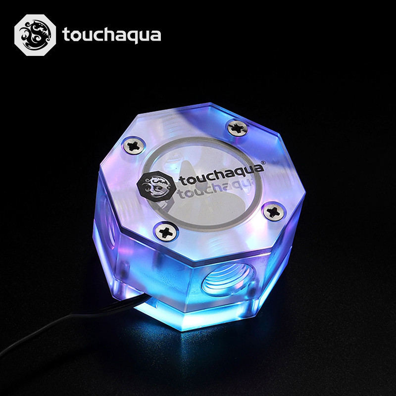 Jual Bitspower Touchaqua Octagon Water Velocity Flow Rate Indicator +5V ...